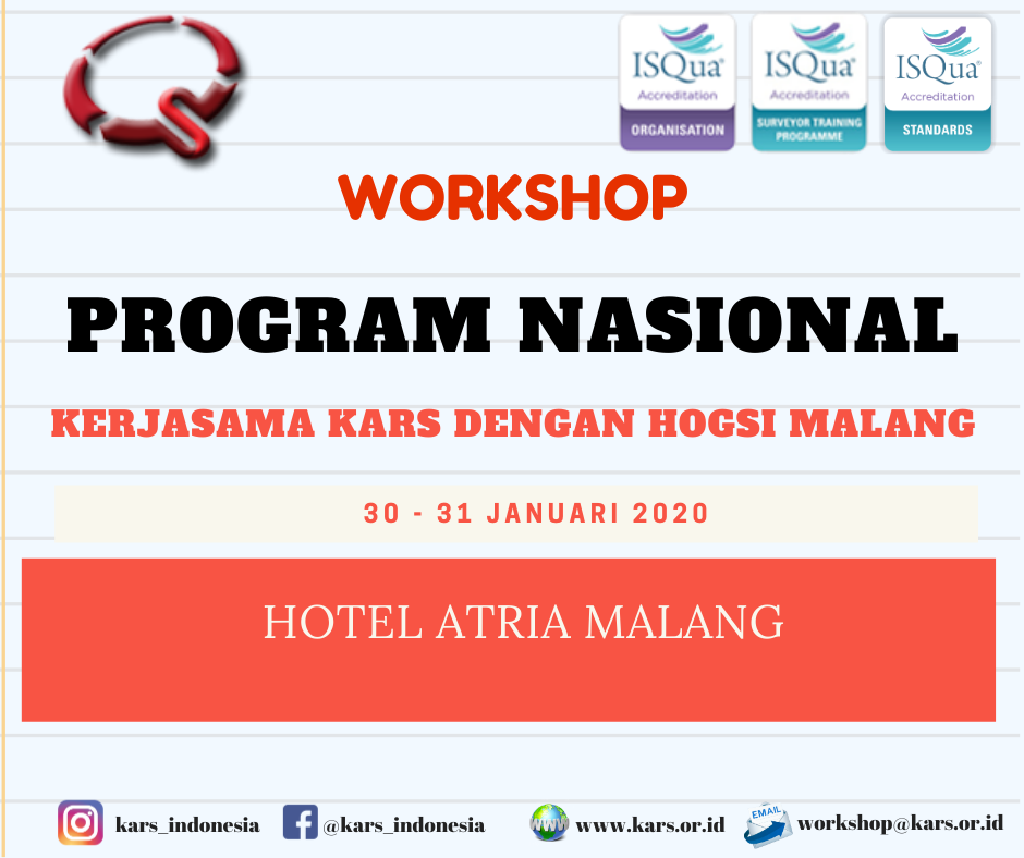 Workshop Program Nasional – Kerjasama KARS dengan HOGSI Malang - KARS
